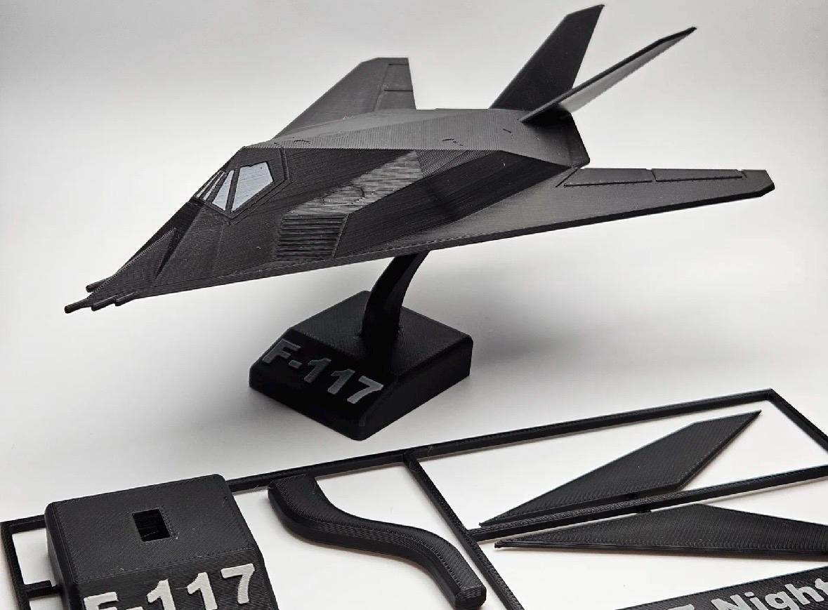 F117 Nighthawk Airplane Model Build Kit - Etsy