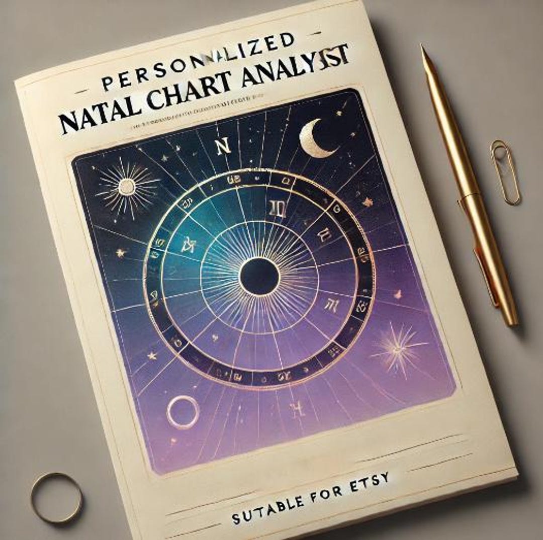 Personalized Natal Chart Reading | Discover Your True Potential - Etsy