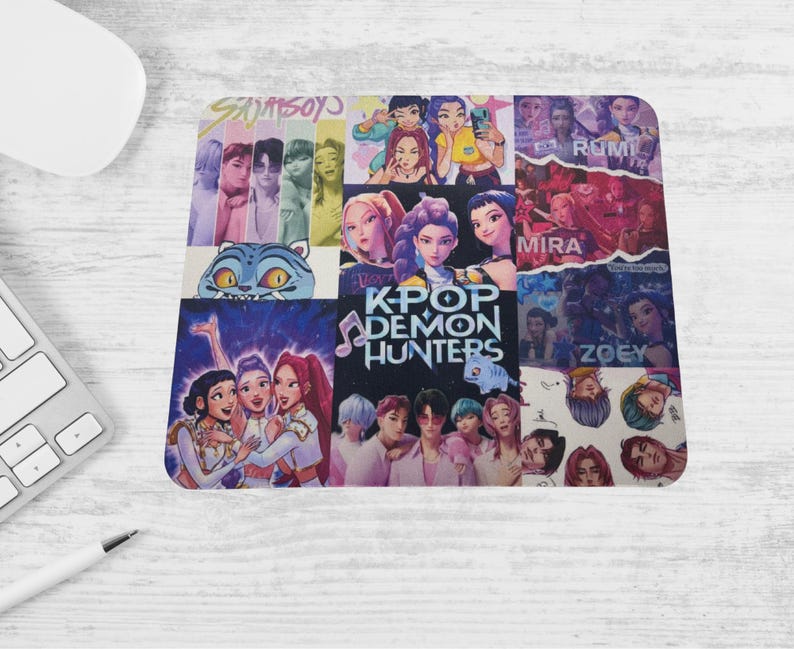 Kpop Demon Hunters Mouse Pad - Etsy