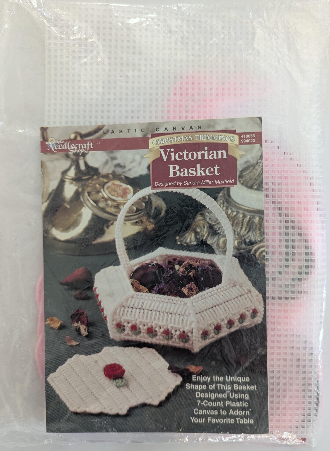Victorian Basket Plastic Canvas Kit by the Needlecraft Shop - Etsy