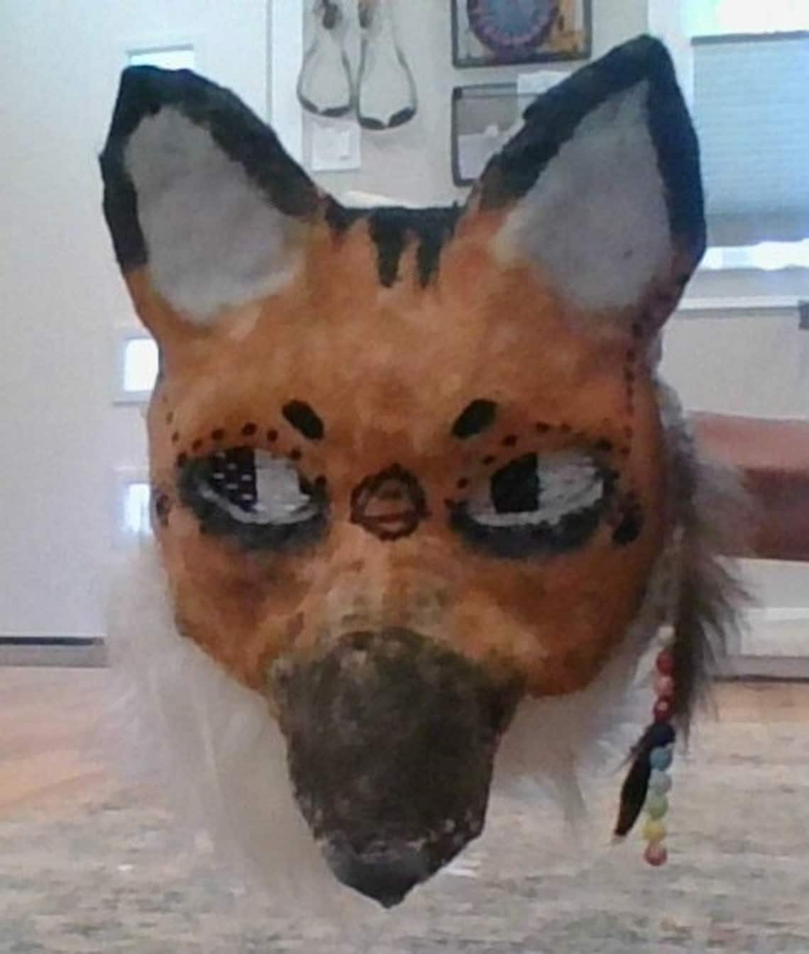 Maned Wolf Therian Mask - Etsy