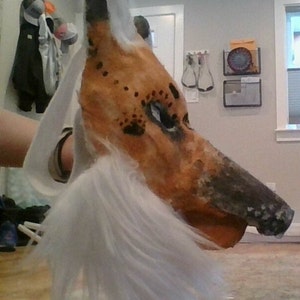 Maned Wolf Therian Mask - Etsy