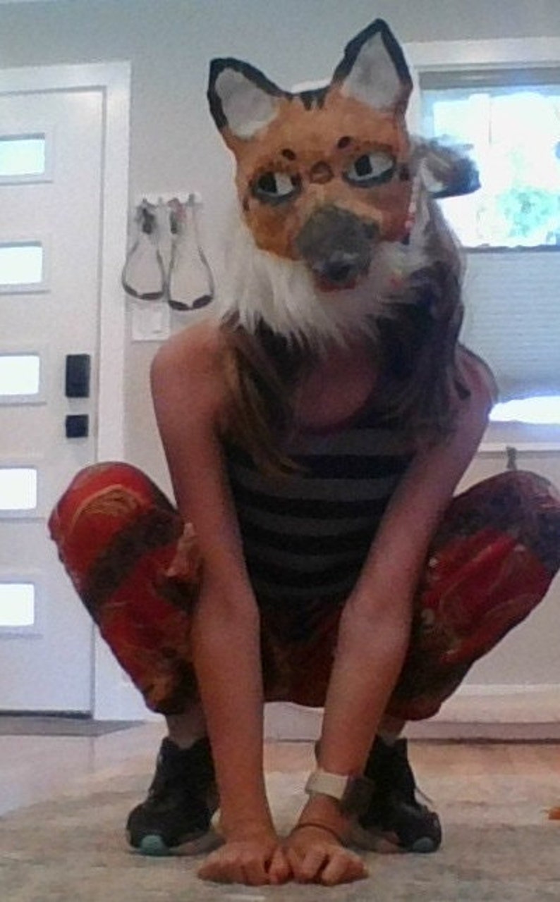 Maned Wolf Therian Mask - Etsy