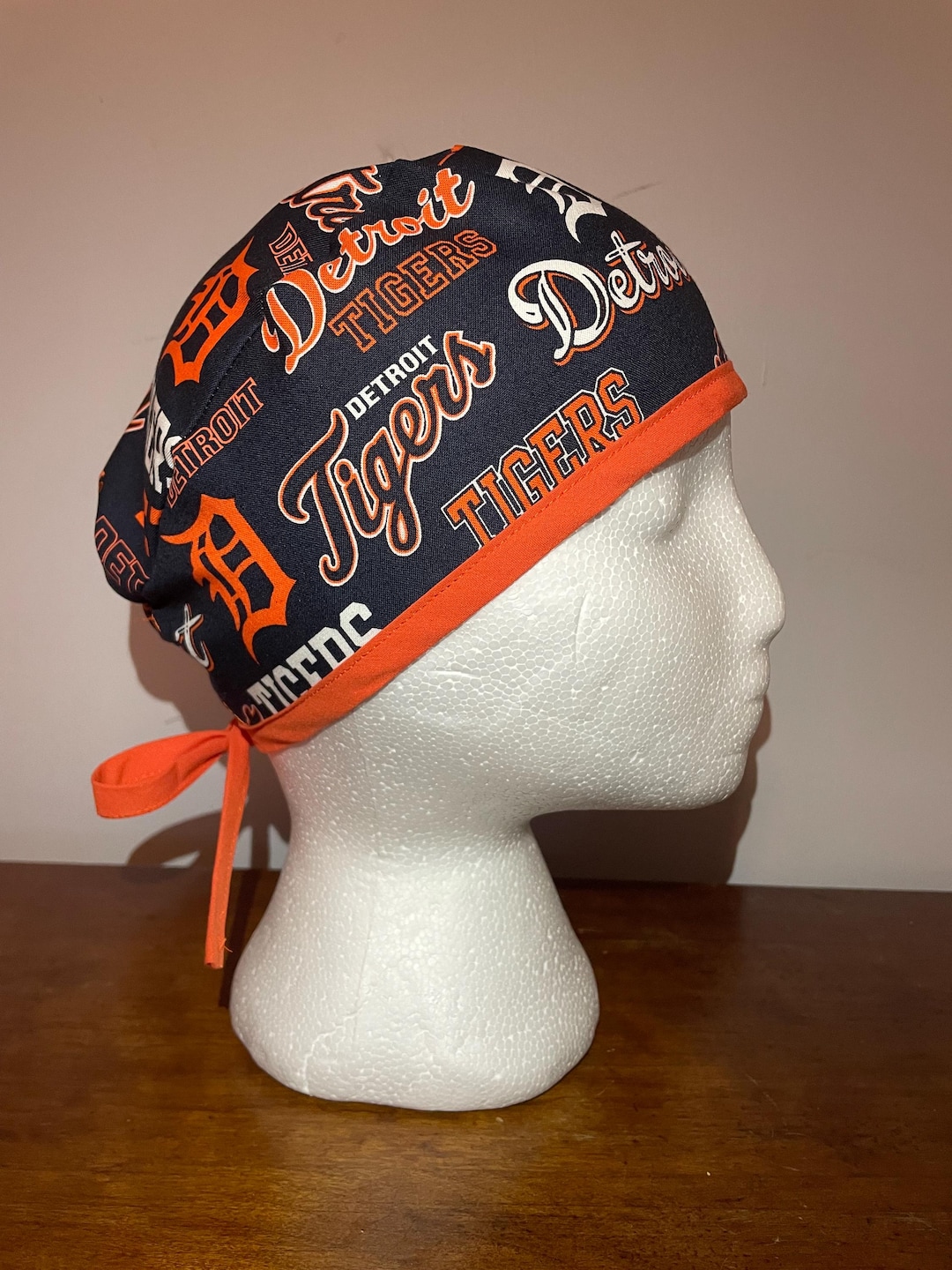 Scrub Cap - Detroit Tigers/baseball/mlb/euro Style/ponytail/nurse ...