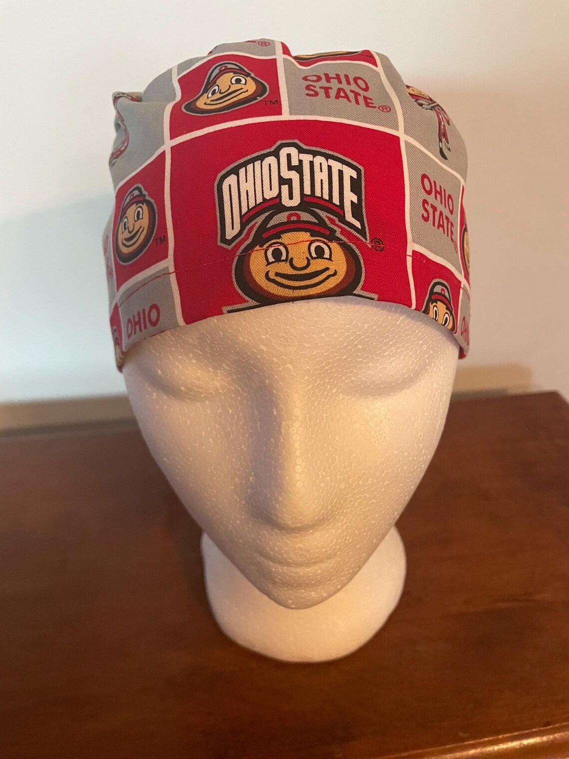 Scrub Cap Euro Style Ohio State University Osu/college Football ...