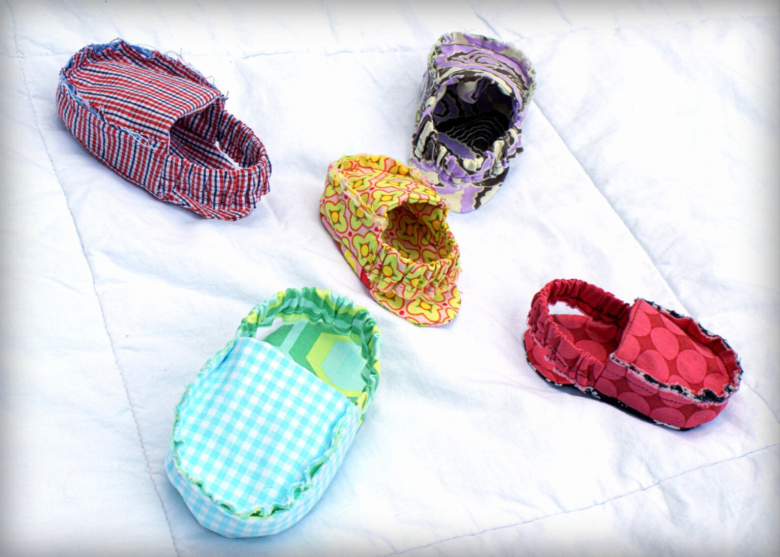 Reversible Baby Shoe Sewing Pattern Loafer Moccasin Bootie Sandal ...