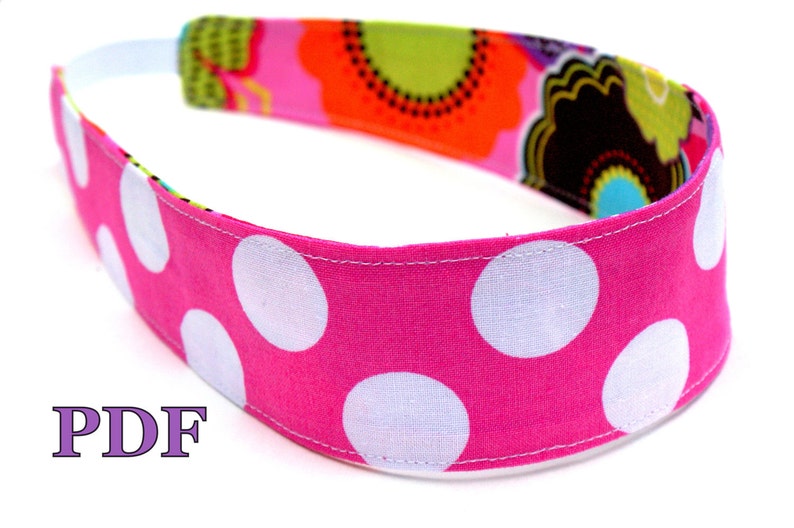 Reversible Headband Sewing Pattern Pdf Hair Accessories Girls Diy ...