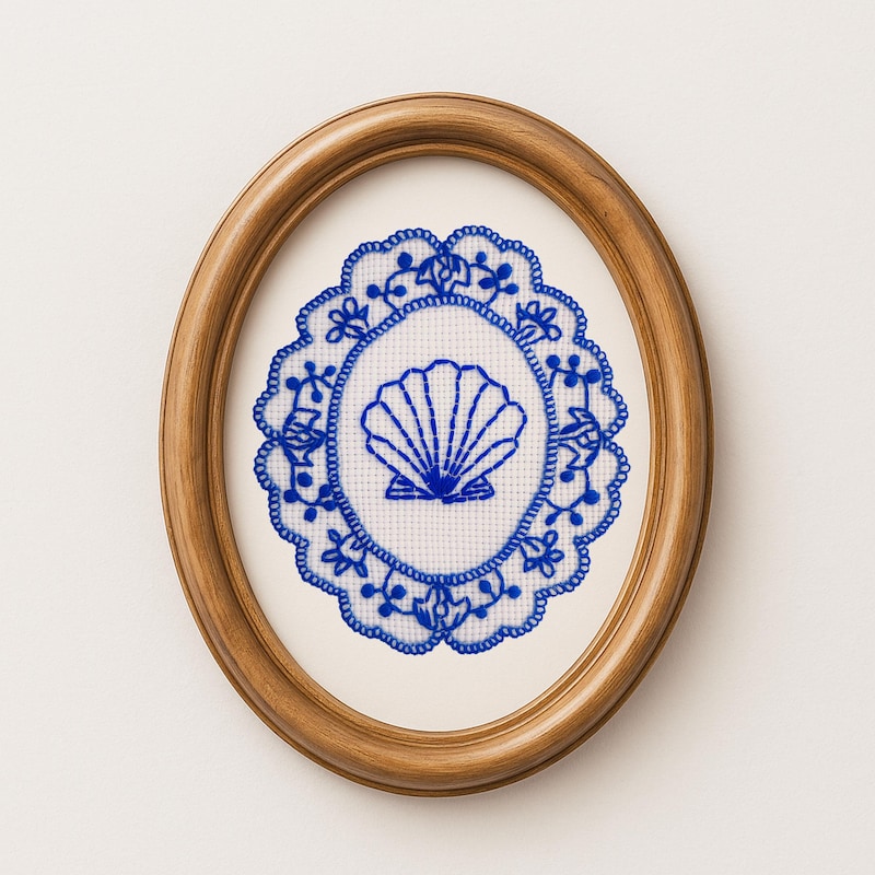 Scallop Shell Needlepoint - Etsy