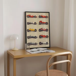 Formula 1 Poster for Man Cave Decor Gifts for Him Red Bull Racing F1 ...