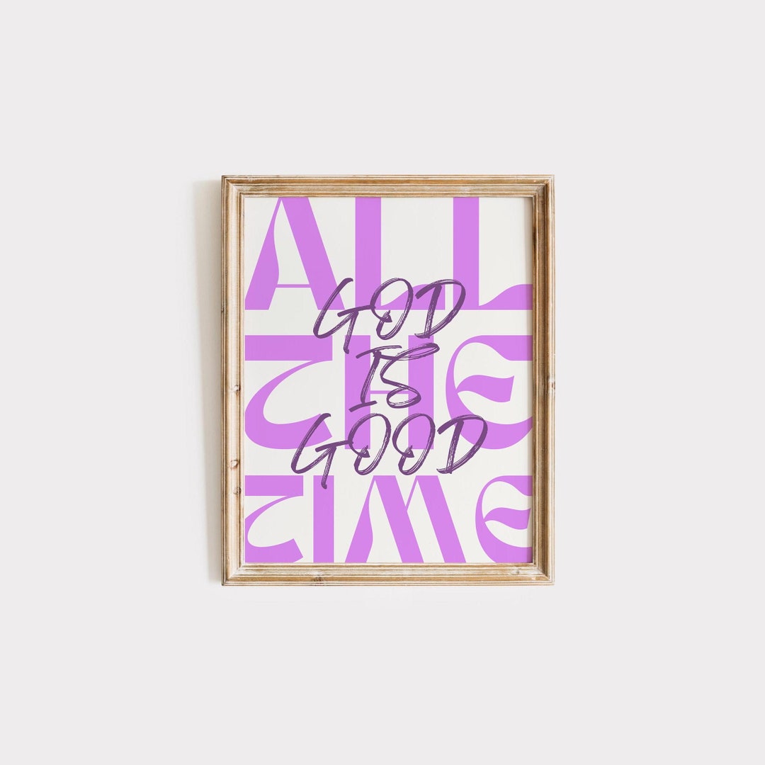 God Christian Wall Art Downloadable Prints With Modern Christian Art ...