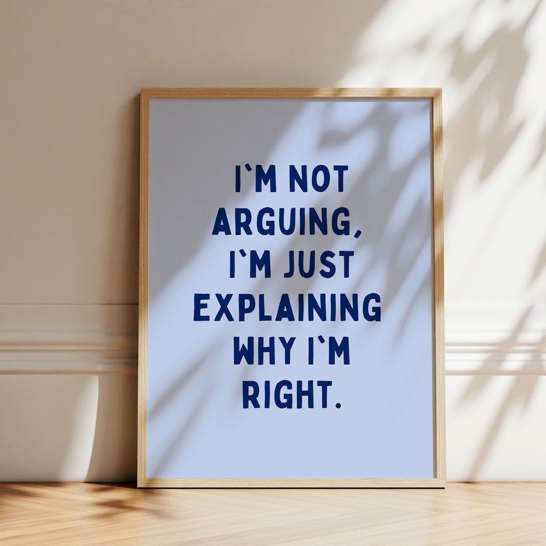 Funny Wall Art Prints Minimalist Eclectic Wall Art Funny Gift for ...