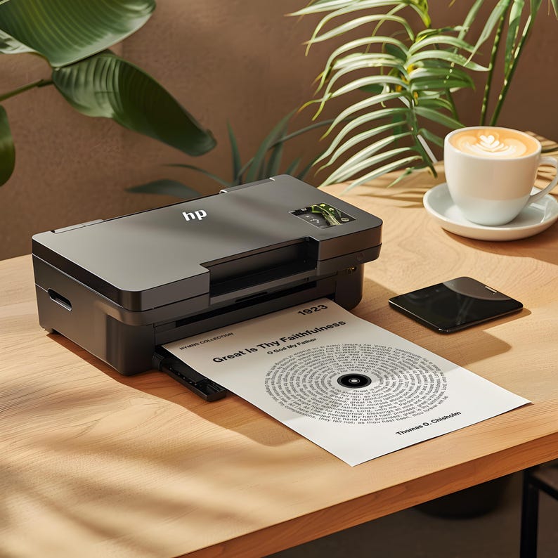 Hymn Lyrics Vinyl Record Art Print | Great is Thy Faithfulness (digital ...