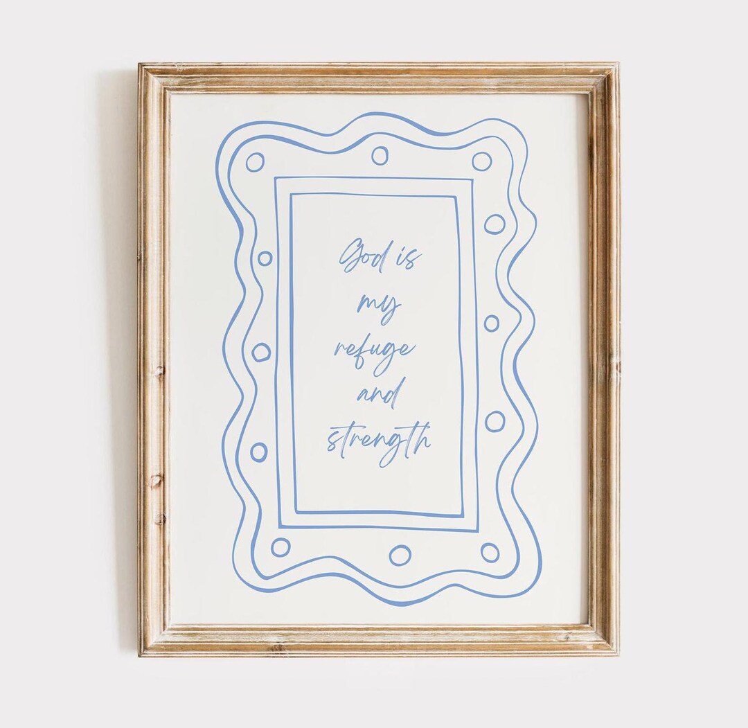 Scripture Wall Art With Christian Wall Art Printable Aesthetic Room ...