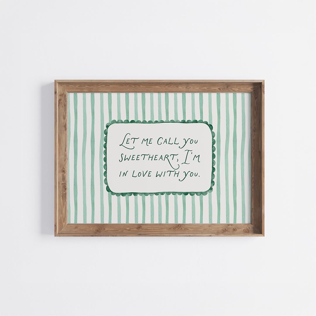 Printable Cottagecore Quote Art - Romantic Hand-lettered Wall Art in ...