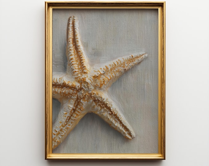 Gold Starfish | Digital Print | Printable - Etsy Canada
