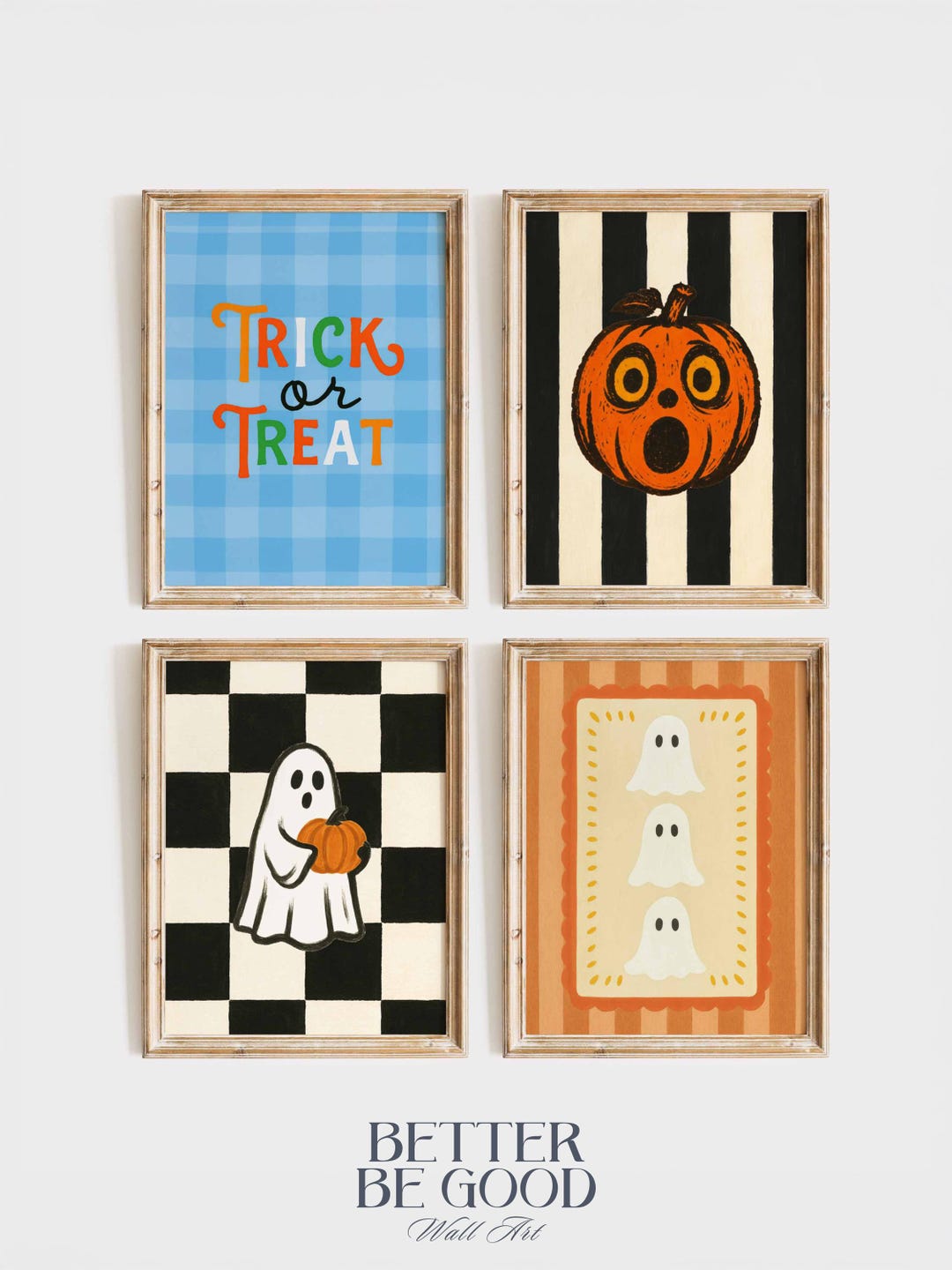 Vintage Halloween Prints, Ghost, Pumpkin Wall Art (digital Download) - Etsy