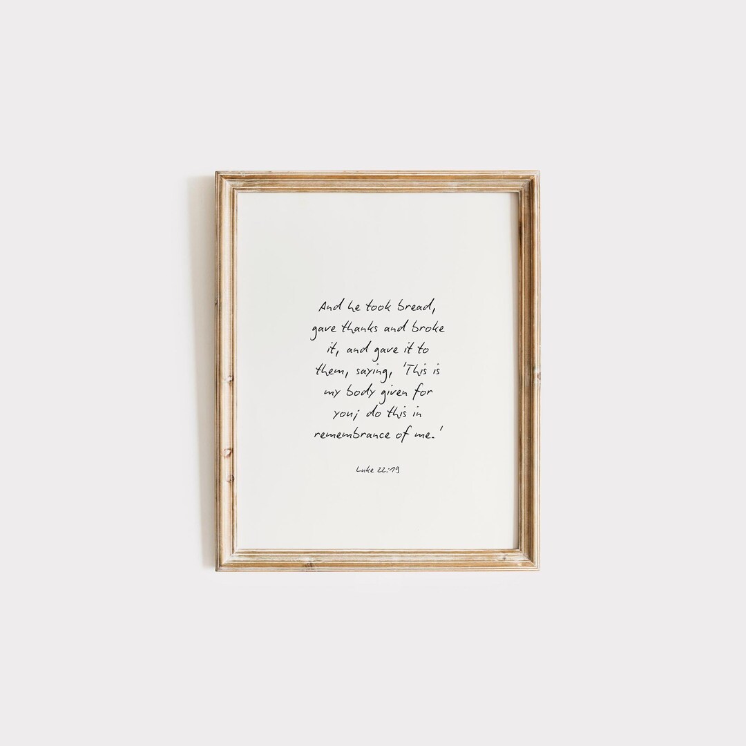 Scripture Wall Art Christian Prints Wall Hanging With Modern Christian ...