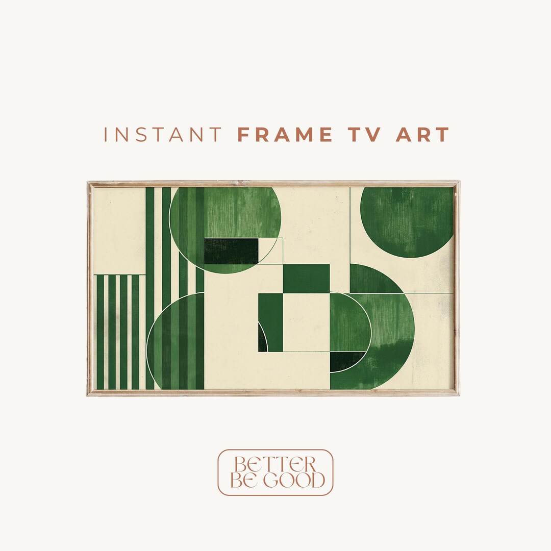 Bauhaus Frame TV Art: Mid-century Modern Abstract (digital Download) - Etsy