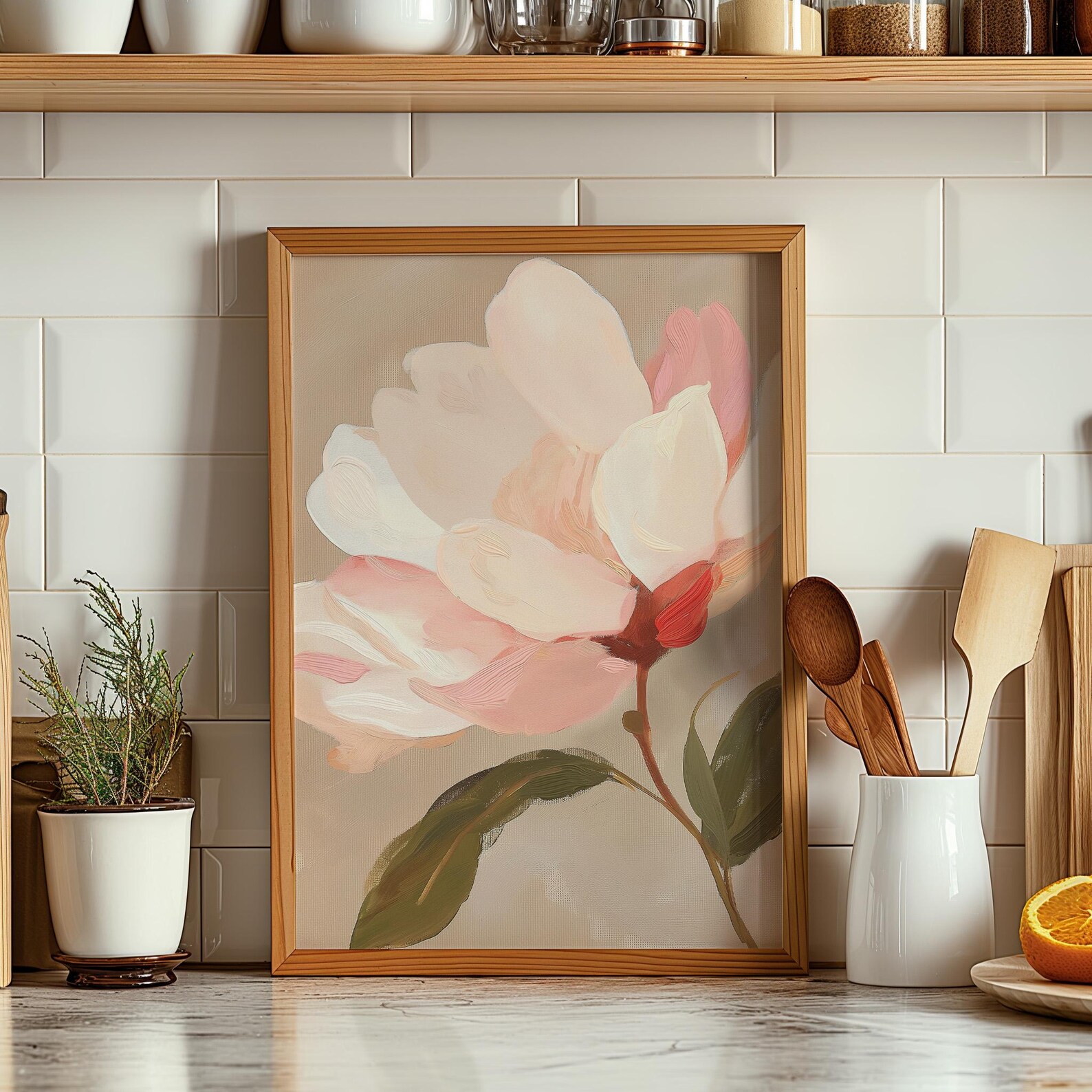 Pink Flower Print, Botanical Wall Art (digital Download) - Etsy