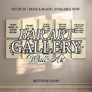 Funny Wall Art Prints Minimalist Eclectic Wall Art Funny Gift for ...