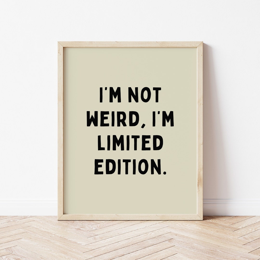 Weird Humor Art Print, Funny Coworker Gift (digital Download) - Etsy