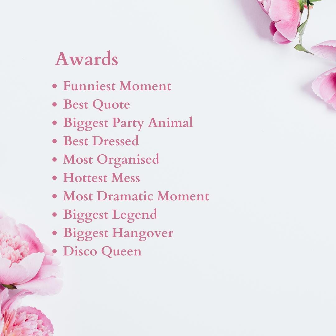 Printable Rodeo Hen Party Certificates - Awards - Hen Do Awards - Funny ...