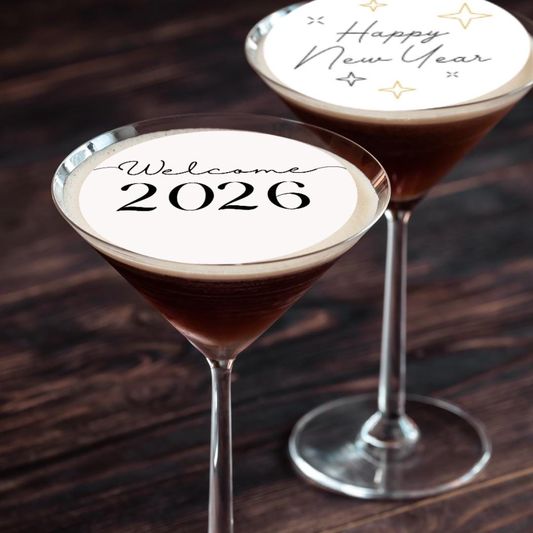 New Year's Eve Edible Cocktail Toppers - NYE - 2026 - Cocktails ...