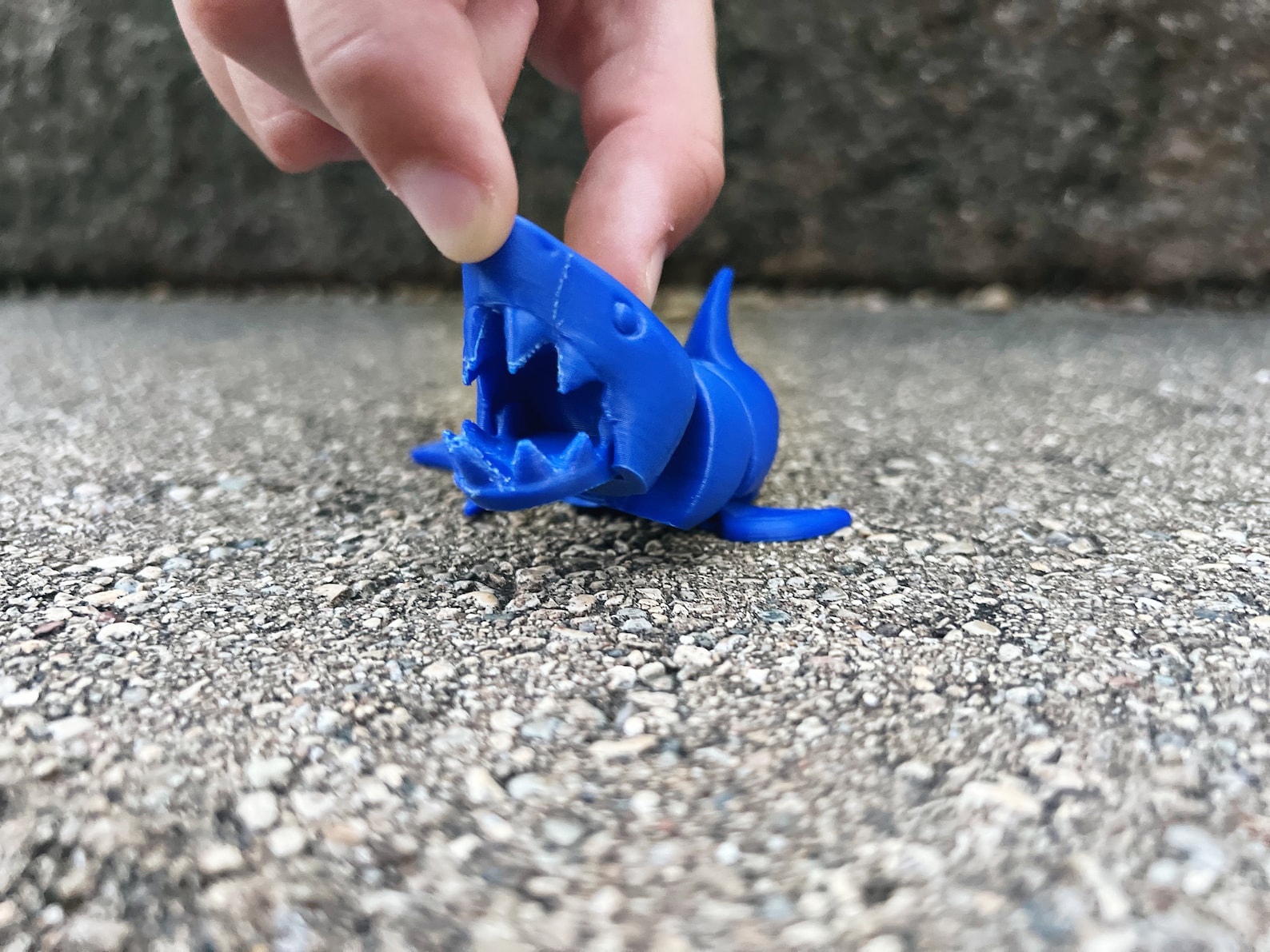 Flexible Fidget Toy Shark | Articulated | Cool 3d Printed Flexi Pocket ...
