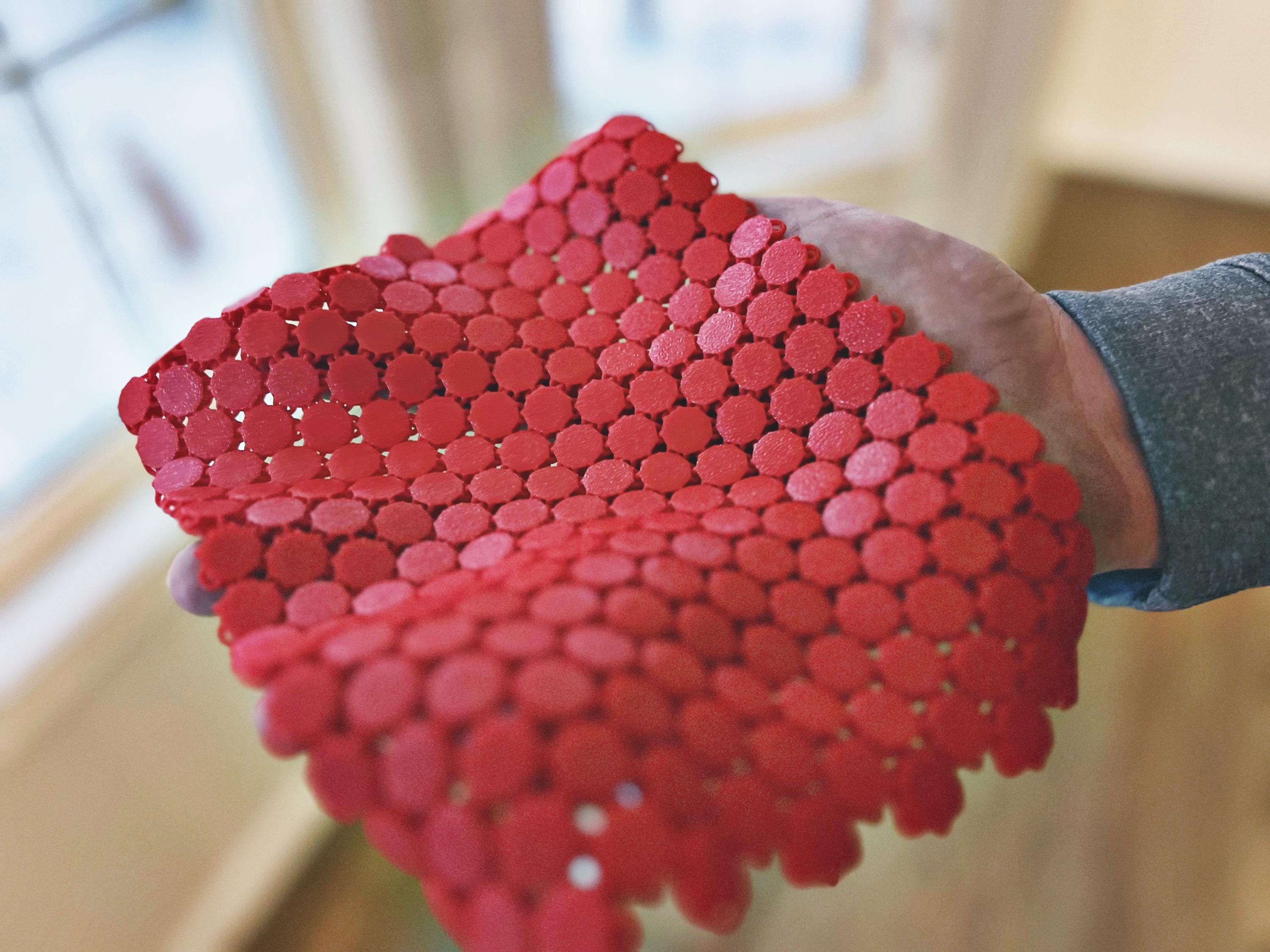 3D Printed Fabric Paper Fidget Sheet | Flexible Like a Towel | Easter ...