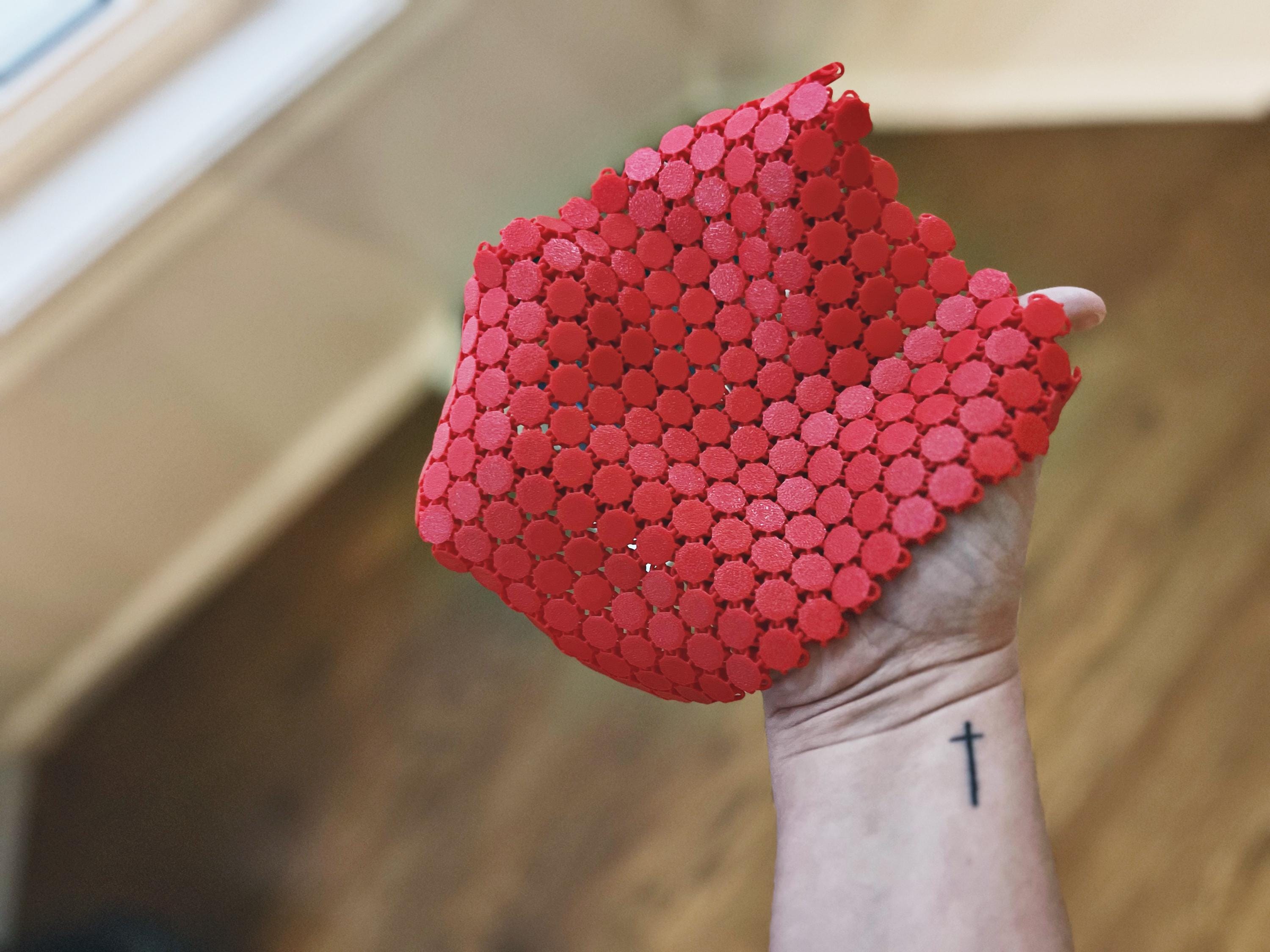 3D Printed Fabric Paper Fidget Sheet | Flexible Like a Towel | Easter ...