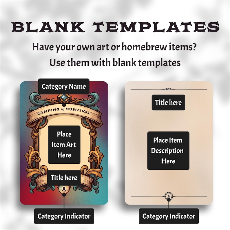 Dnd 5e Adventuring Gear – 36 Printable Item Cards - Etsy