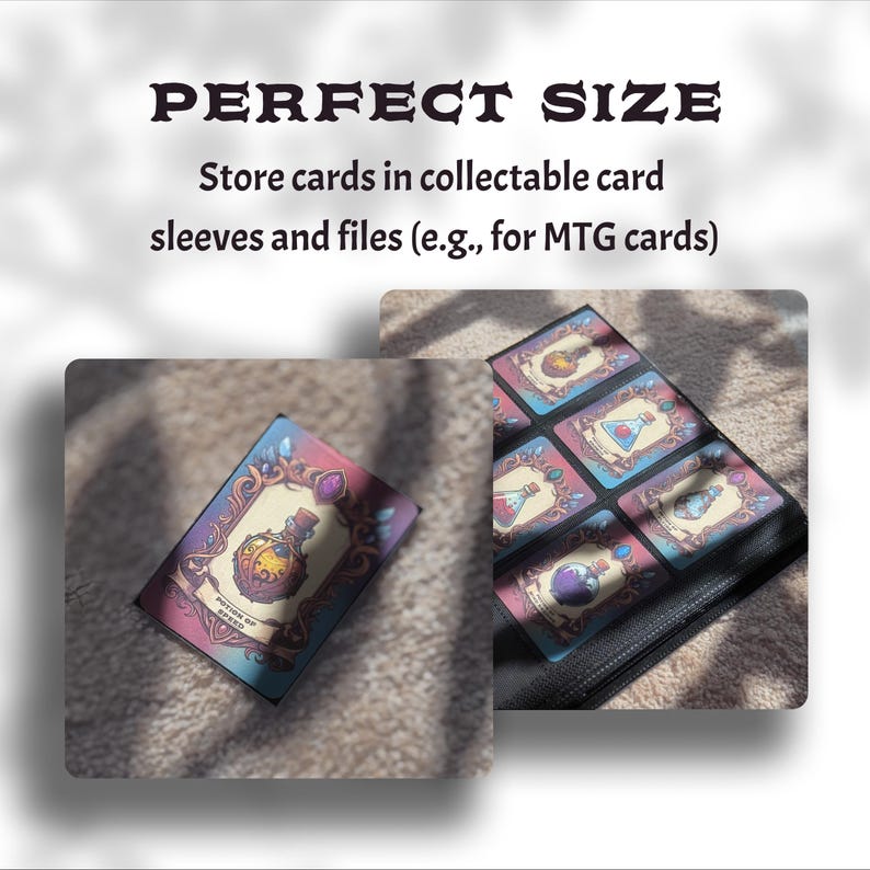 Dnd Potion Cards: 37 Printable 5e Magic Item Cards - Etsy