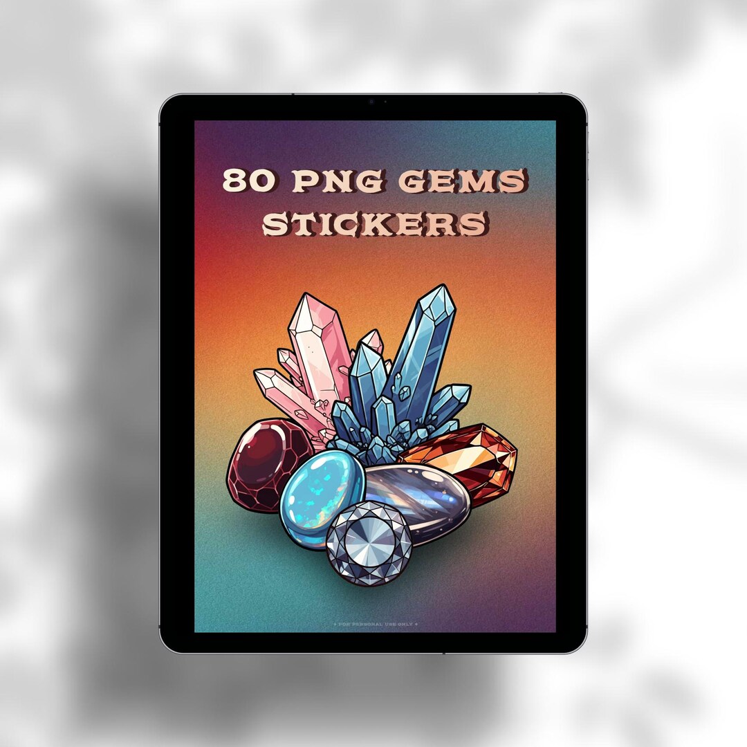 Dnd Gems Stickers for Digital Inventory | Magic Item Pngs | Fantasy ...