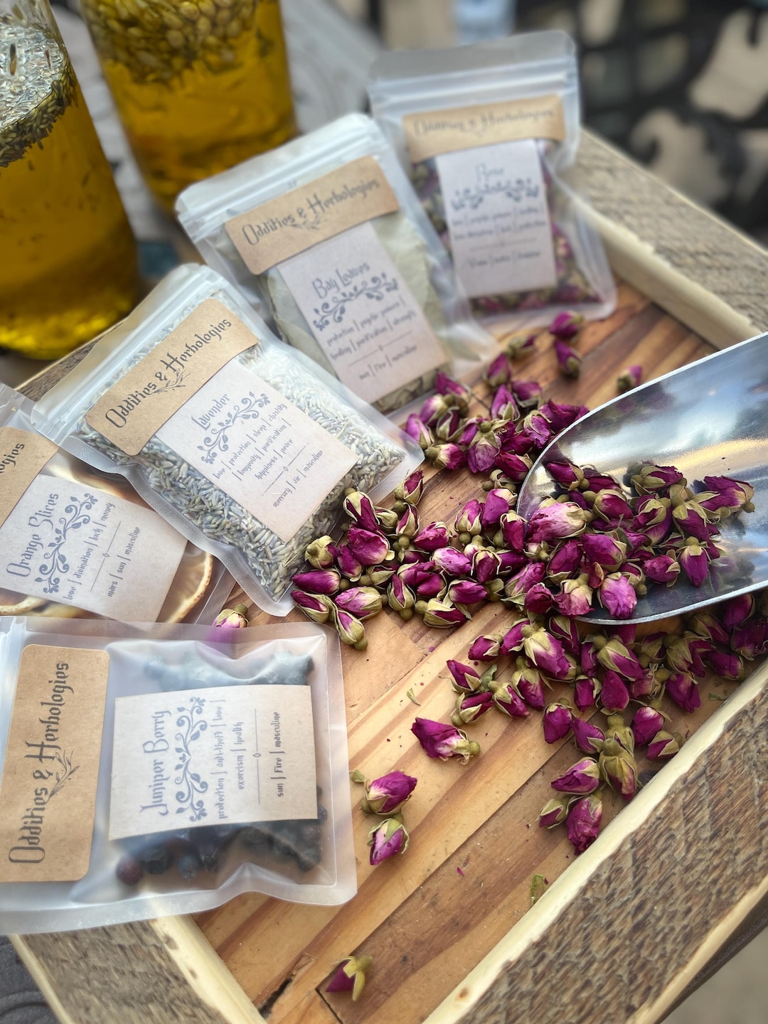 MAGICKAL HERB KIT ||| 46 Herbs ||| Spell and Sachet Herbs ||| Dried ...