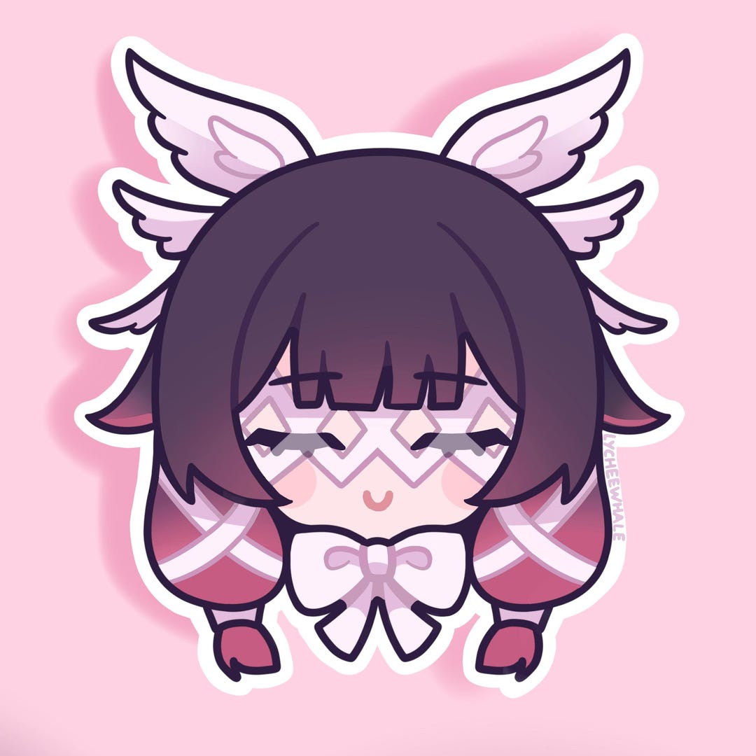 Columbina Genshin Impact Sticker | Waterproof Vinyl Sticker | Fatui ...