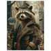Raccoon Detective Art Print - Etsy