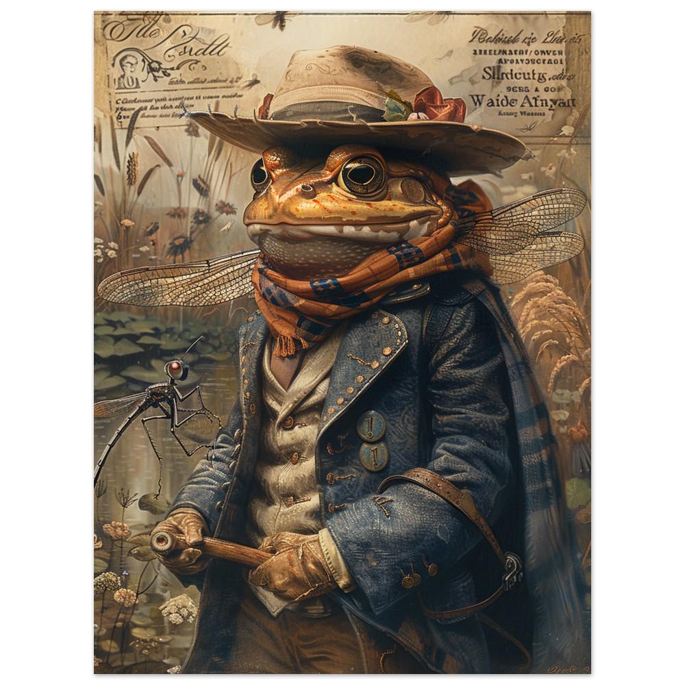 Frog Cowboy Art Print - Etsy
