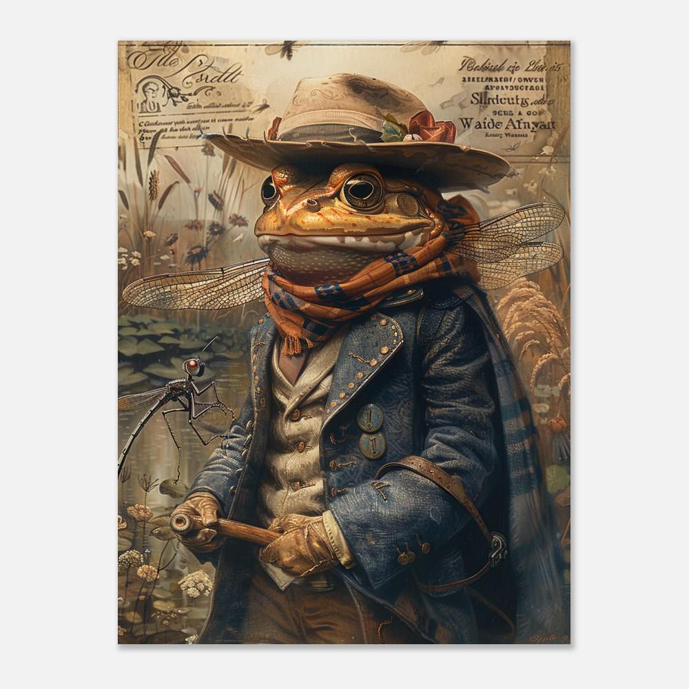 Frog Cowboy Art Print - Etsy