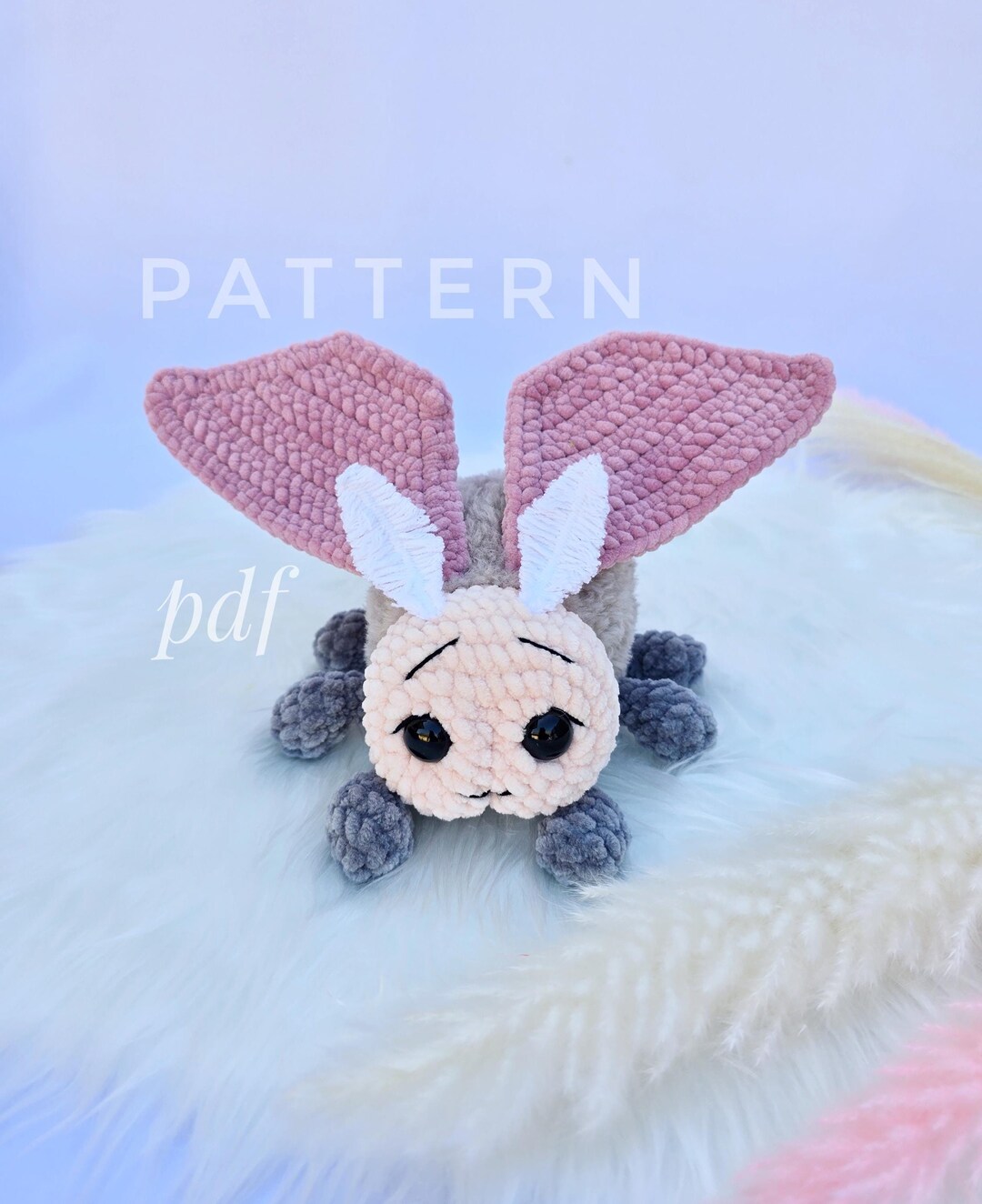 Crochet Pattern Moth Amigurumi Pattern Moth Crochet Pattern Toy Butterfly Migurumi Pdf