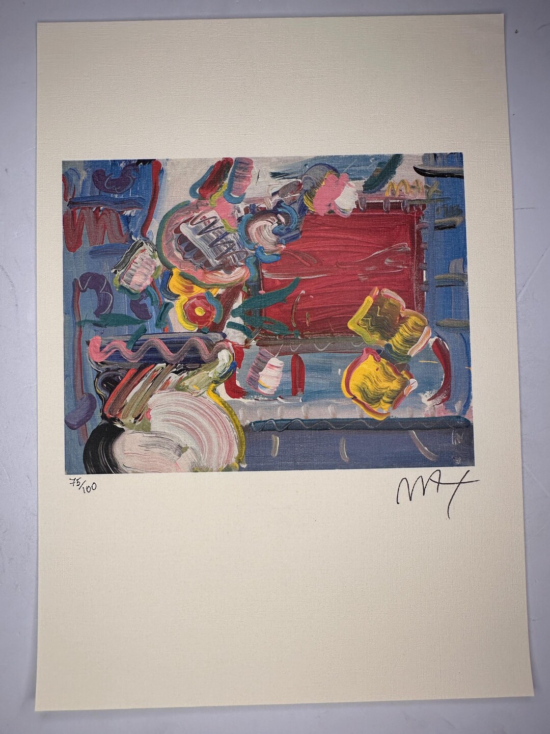 Peter Max Print, Certificate, Max Poster, Pop Art, Wall Art, Lithograph ...