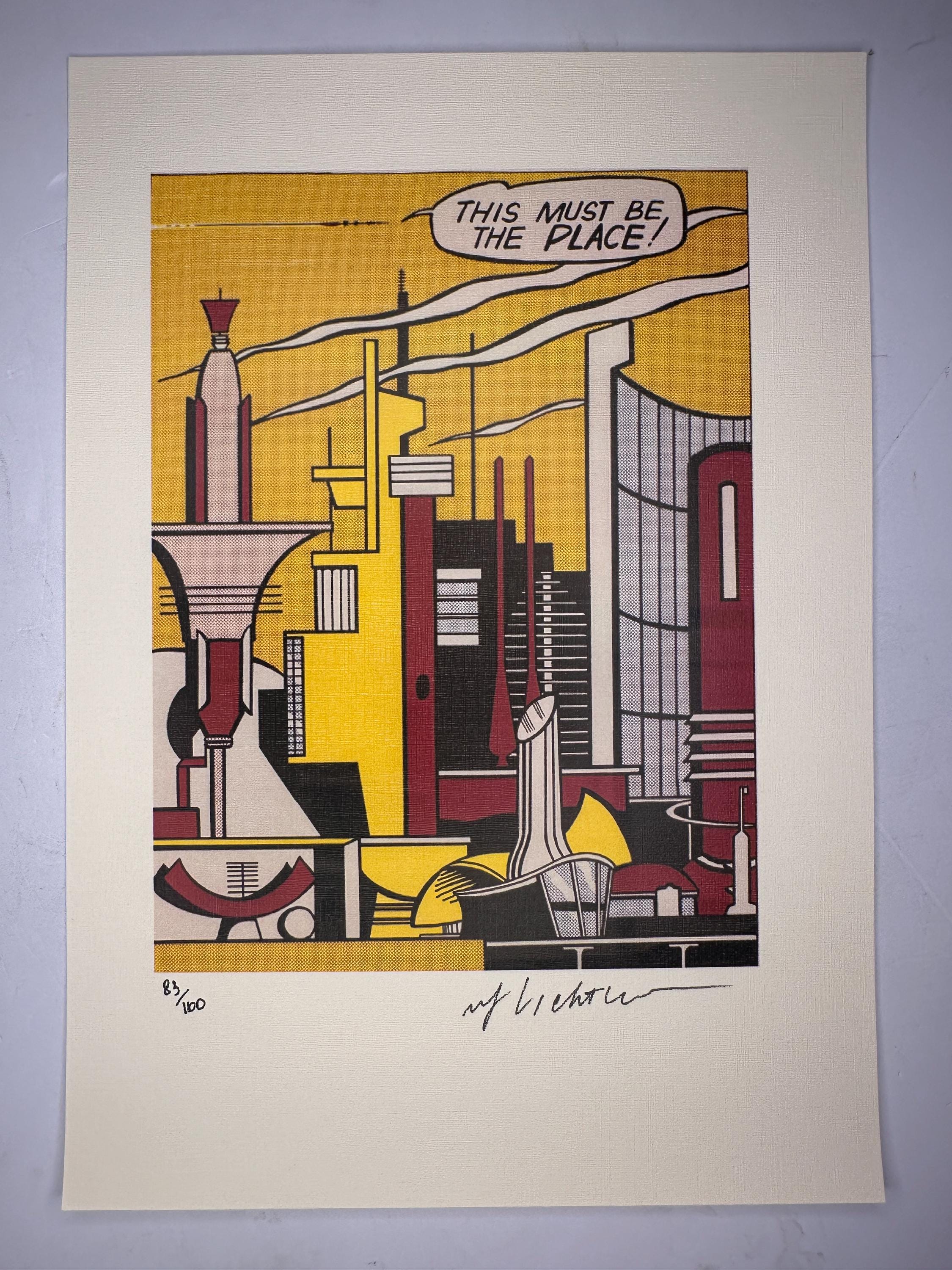 Roy Lichtenstein Print, Certificate, Lichtenstein Poster, Pop Art, Wall ...