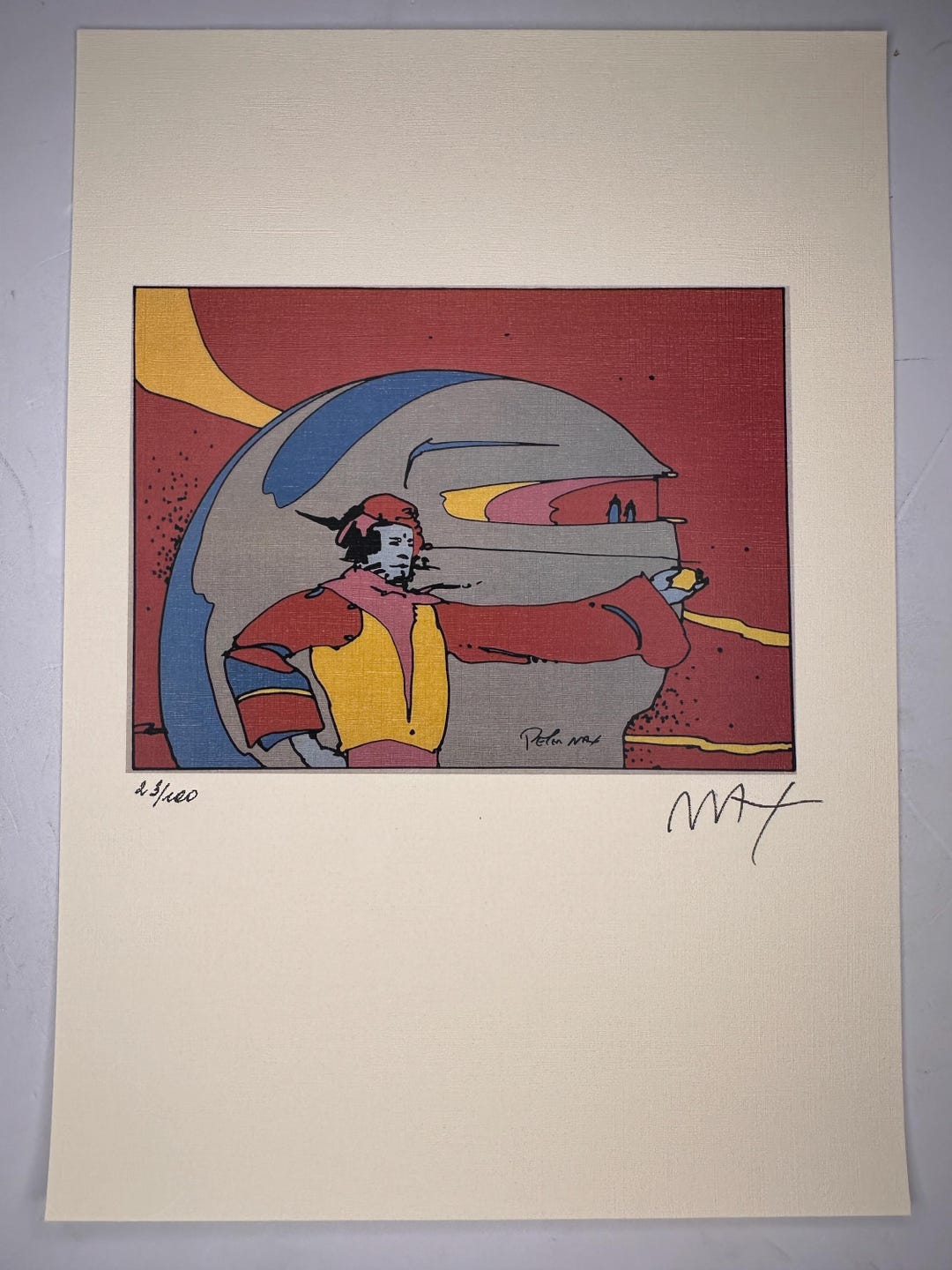 Peter Max Print, Certificate, Max Poster, Pop Art, Wall Art, Lithograph ...