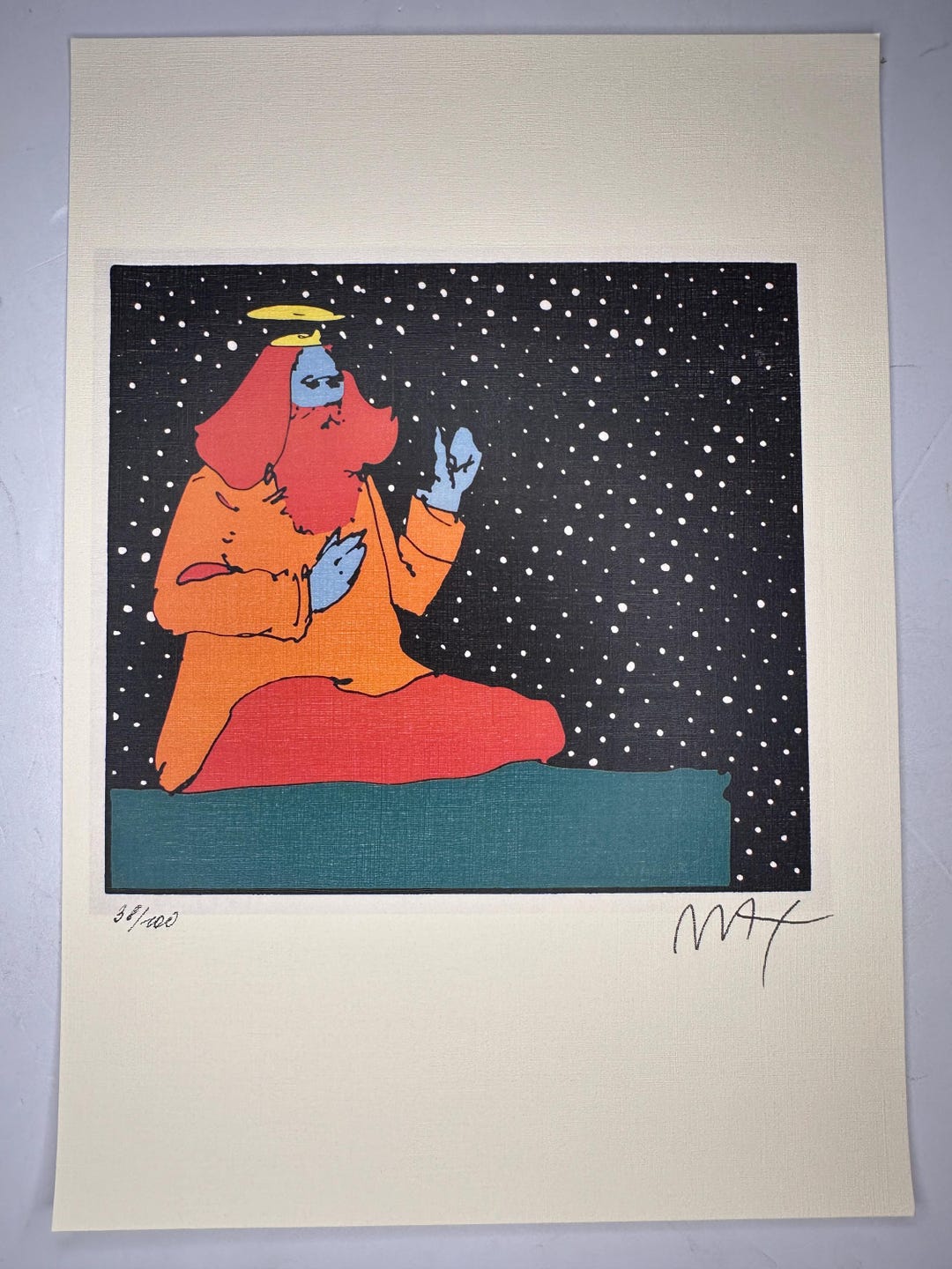 Peter Max Print, Certificate, Max Poster, Pop Art, Wall Art, Lithograph ...