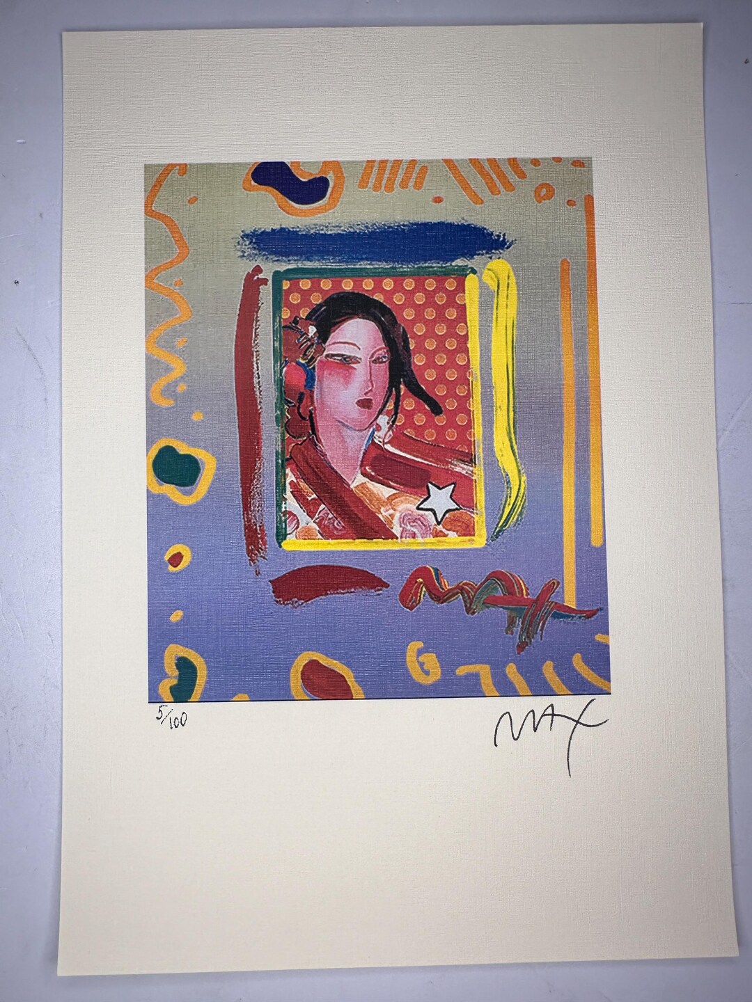 Peter Max Print, Certificate, Max Poster, Pop Art, Wall Art, Lithograph ...