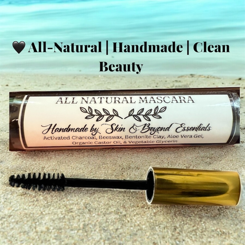 Natural Mascara for Sensitive Eyes | 6 Ingredients | Handmade Clean ...