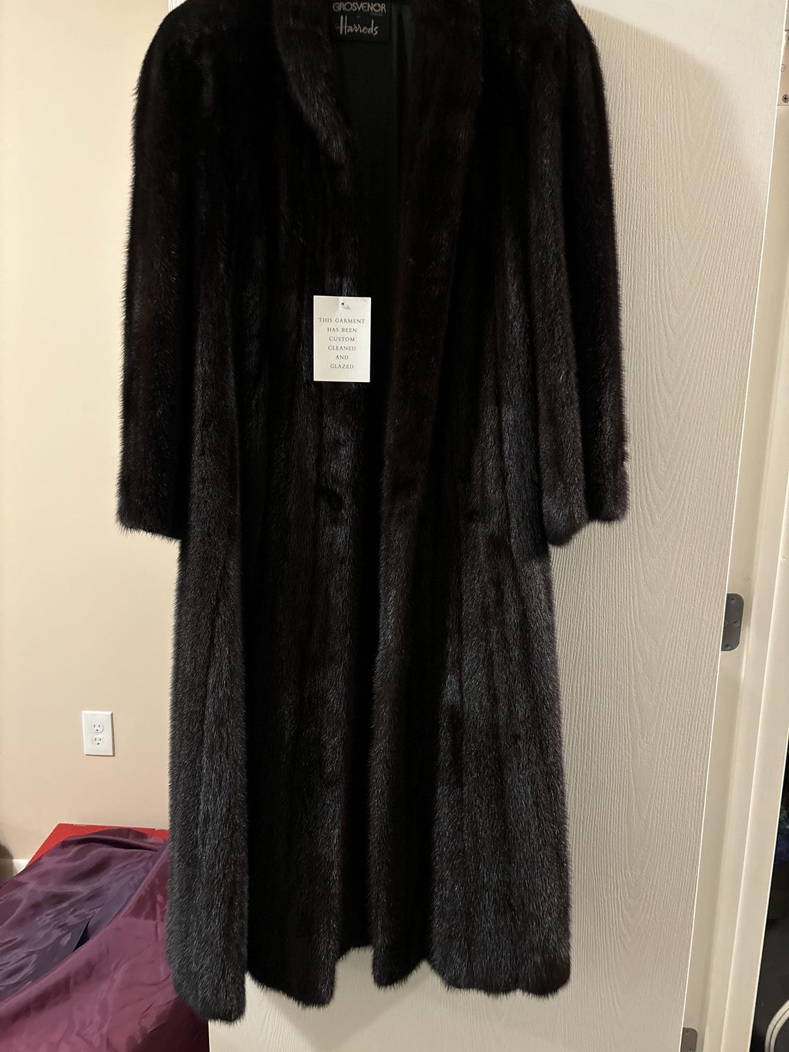 Vintage Harrods Female Pelt Mink Coat Size 12/14 - Etsy