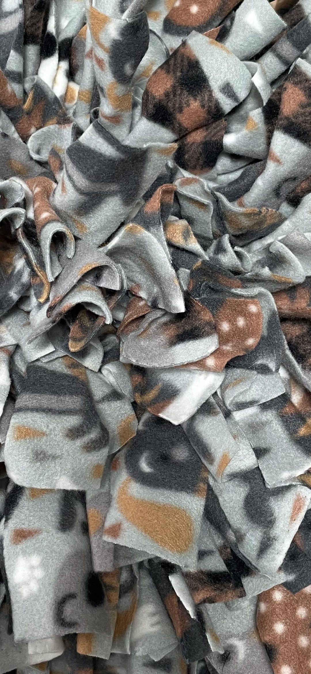 Gray, Brown + Black Snuffle Mat (dog Theme), Dog Toy, Cat Toy, Rabbit ...