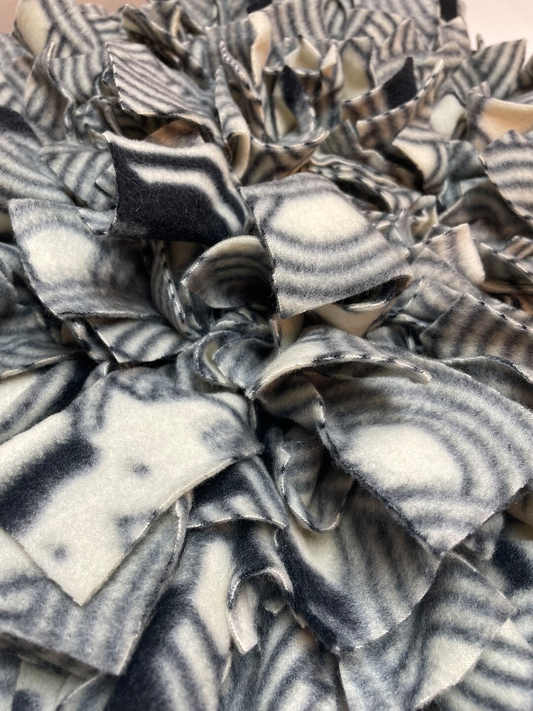 Gray, Black, White Snuffle Mat cat Theme, Dog Toy, Cat Toy, Rabbit Toy ...