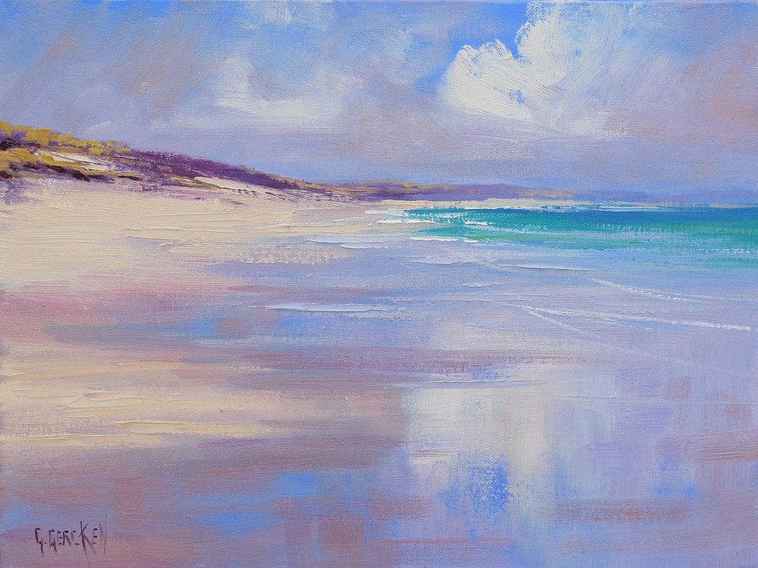 Beach Print , Painting Prints, Beach Scene, Beach Picture ...