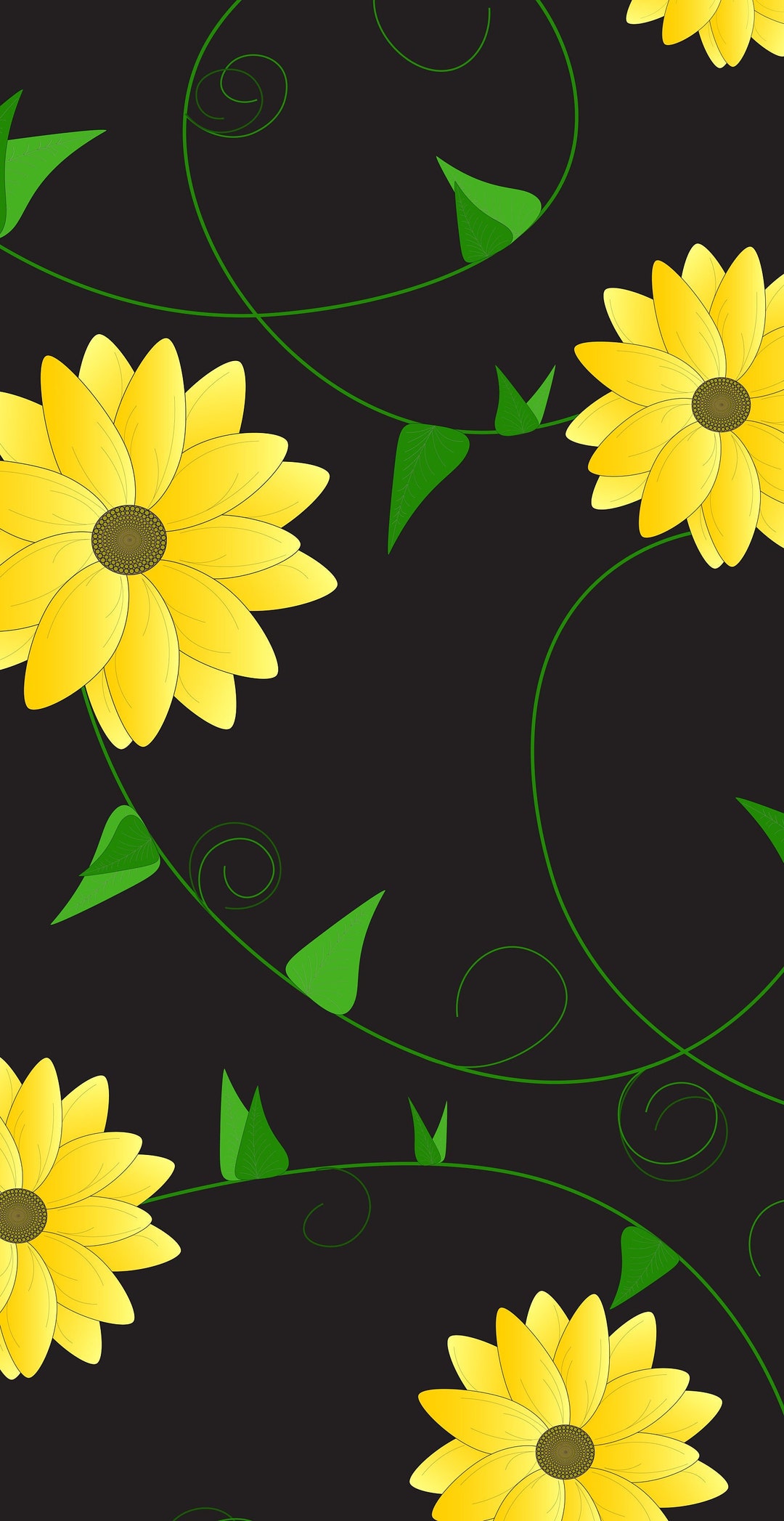 Sunflower Wallpaper - Etsy